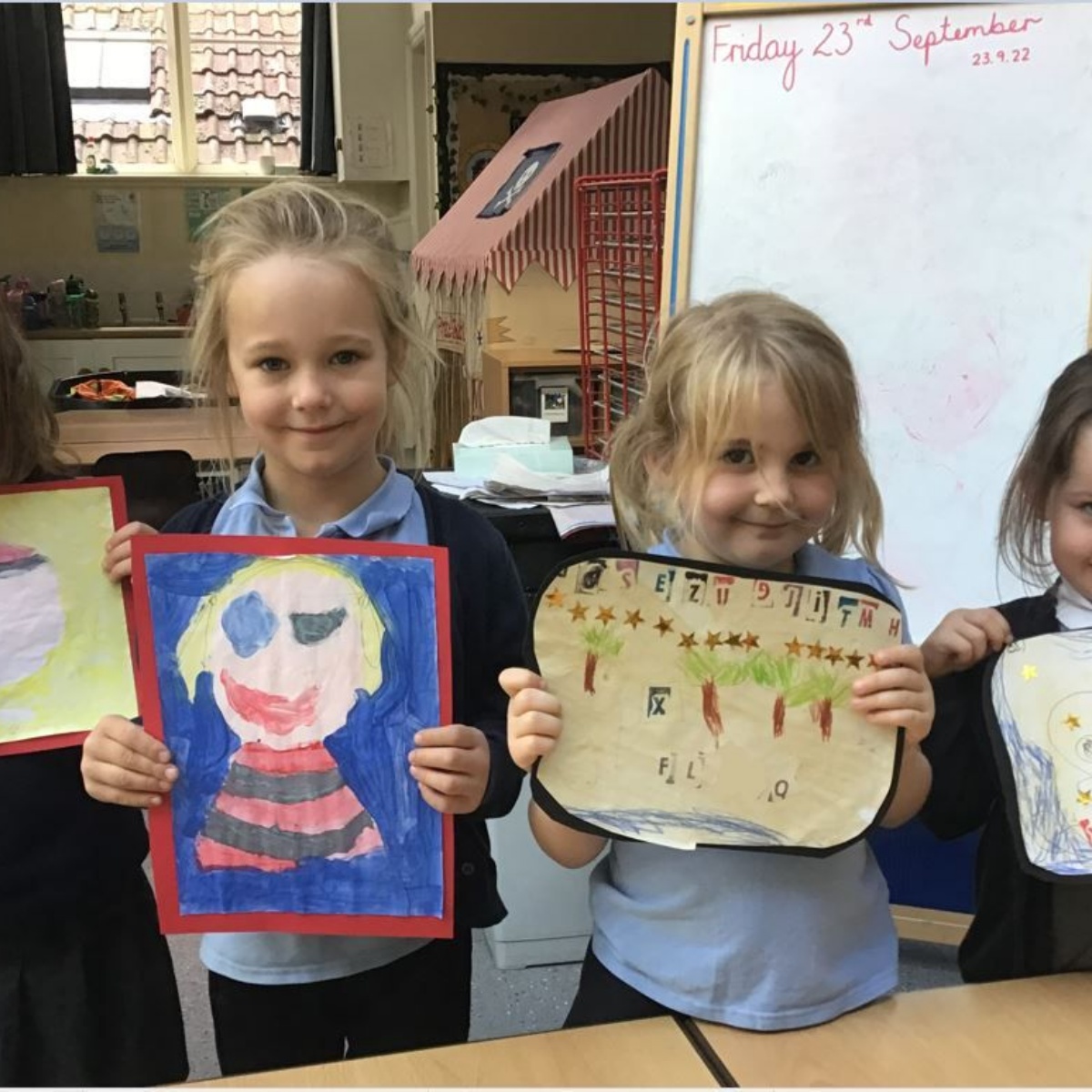 Box Church of England Primary School - Reception children settling in